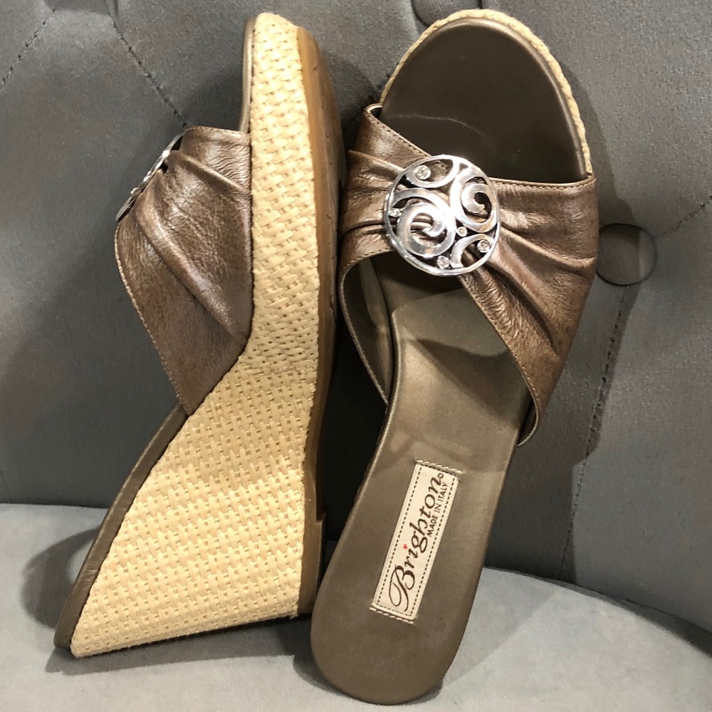Bronze/Platinum Italian Brighton Slides - Gem